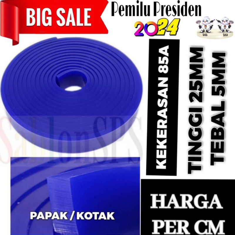 Jual KARET RAKEL SABLON BIRU TUA PAPAK 5MMX27MM TAHAN SOLVENT | Shopee ...