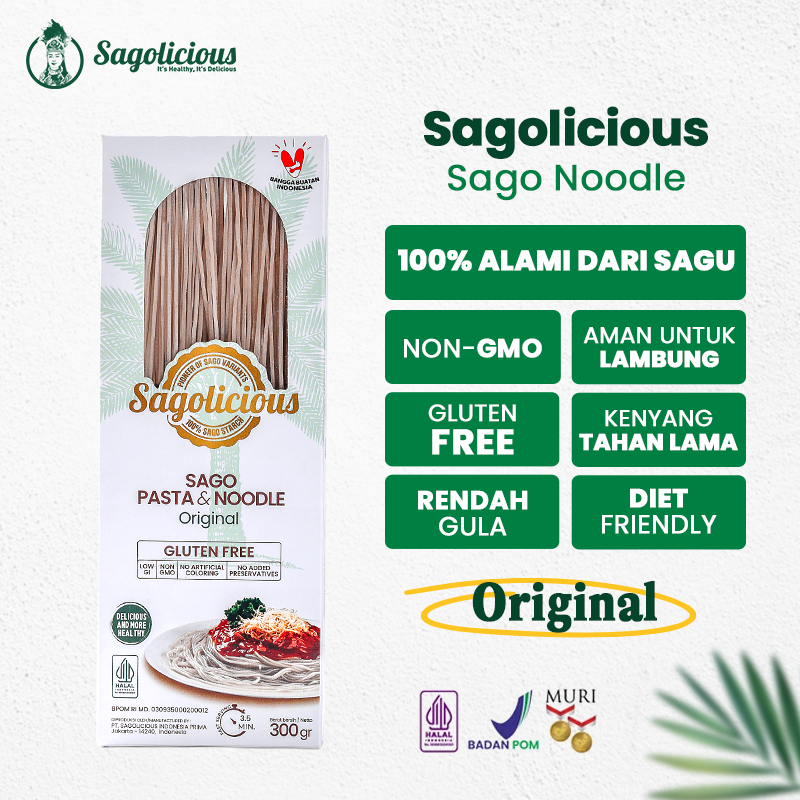Jual Sagolicious Noodle- Mie Sagolicious Sagu Gluten Free - Sagolicious ...