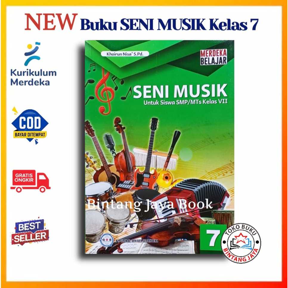 Jual Buku Siswa Seni Musik SMP Kelas 7 Kurikulum Merdeka - Buku Seni Musik Kelas 7 SMP/MTs ...