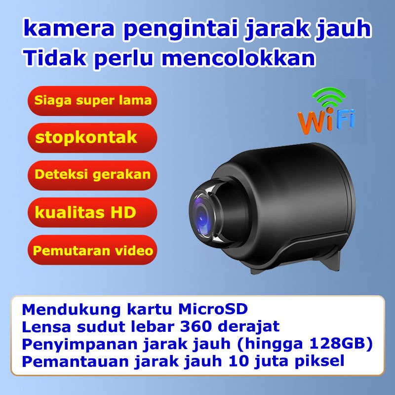 Jual Penawaran terbaik cctv mini kamera mini cctv wifi Smart Indoor IP ...