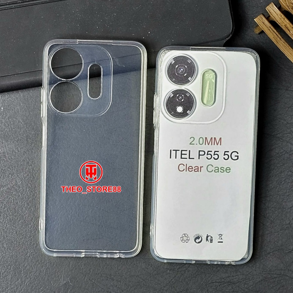 Jual ITEL P55 5G CLEAR HD CASE 2.0MM CASE BENING ITEL P55 5G | Shopee Indonesia