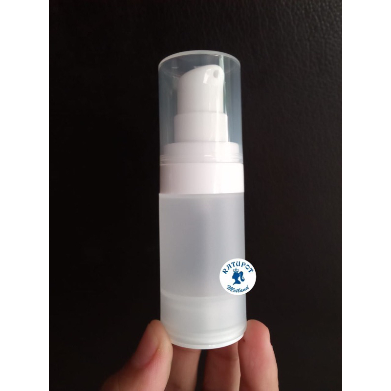 Jual Botol 15 ml airless plastik PUMP | Shopee Indonesia