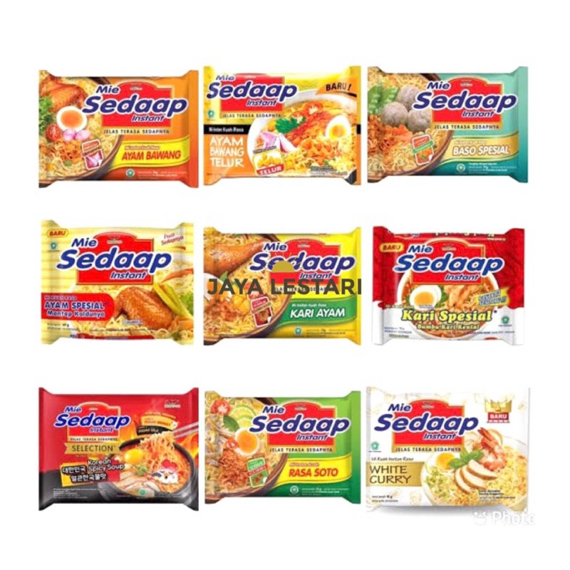 Jual Mie Sedaap Instan (6 Varian Rasa) | Shopee Indonesia
