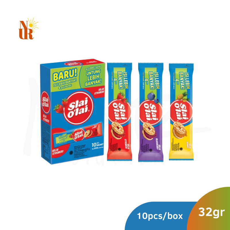 Jual Biskuit Roma Slai Olai 32gr x 10pcs [Box] | Shopee Indonesia