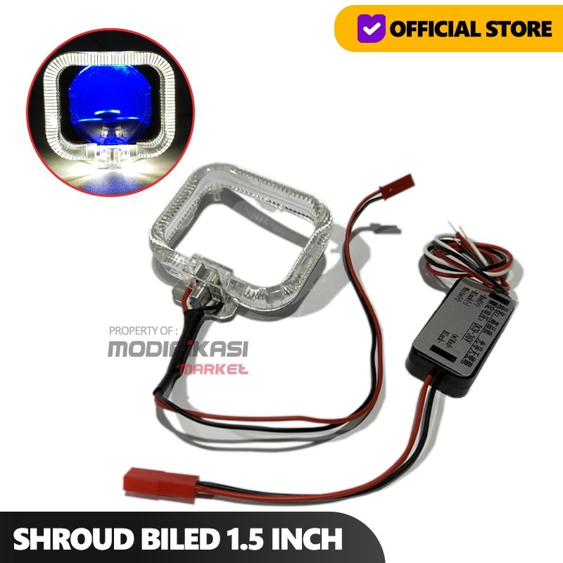 Jual Shroud Projector Srot BILED Matrix 1.5inch Angel Eye Crystal ...