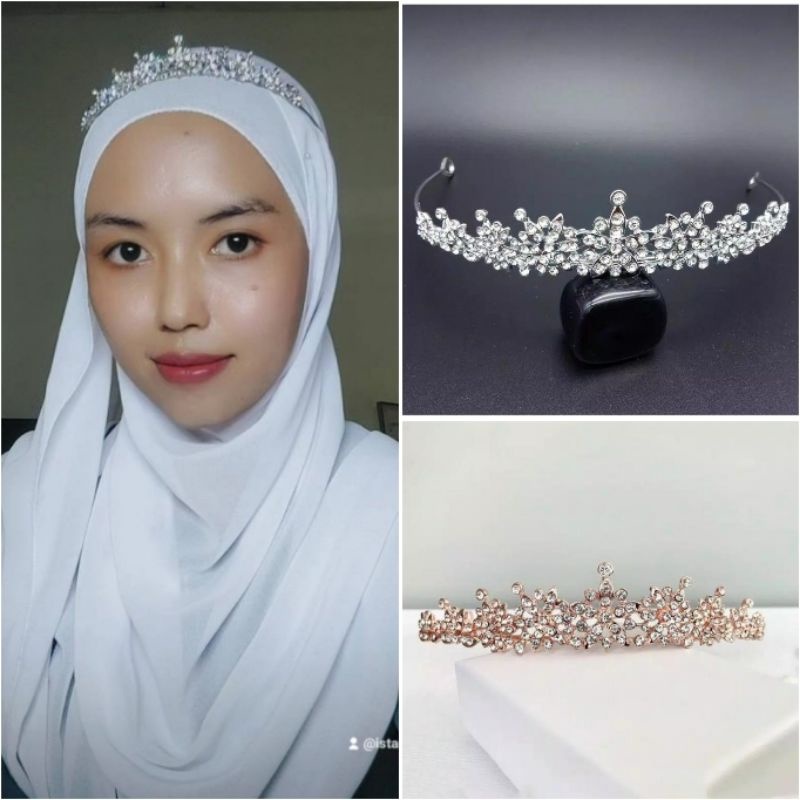 Jual Summer Crystal Wedding Bridal - Mahkota Mini Elegan - Perhiasan ...