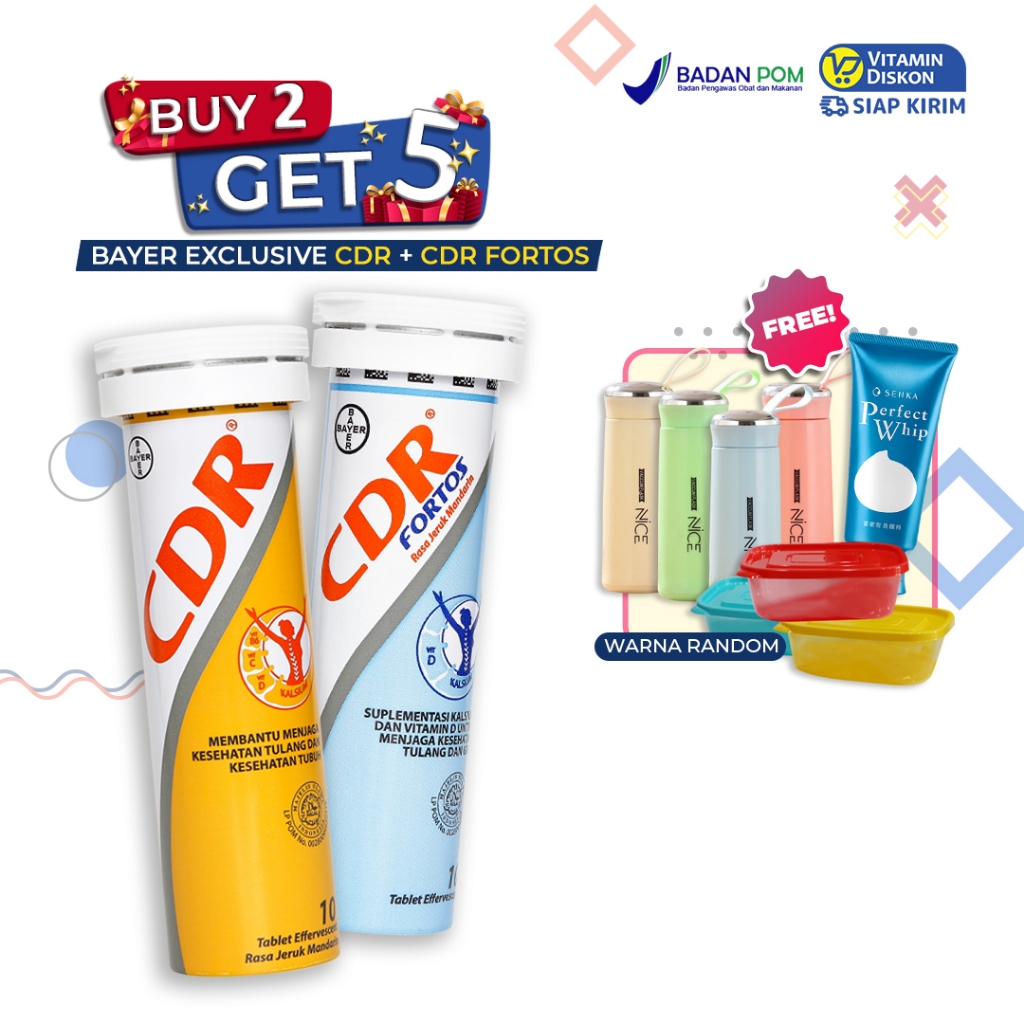 Jual BUY 2 GET 5 BAYER EXCLUSIVE CDR + CDR FORTOS | Shopee Indonesia