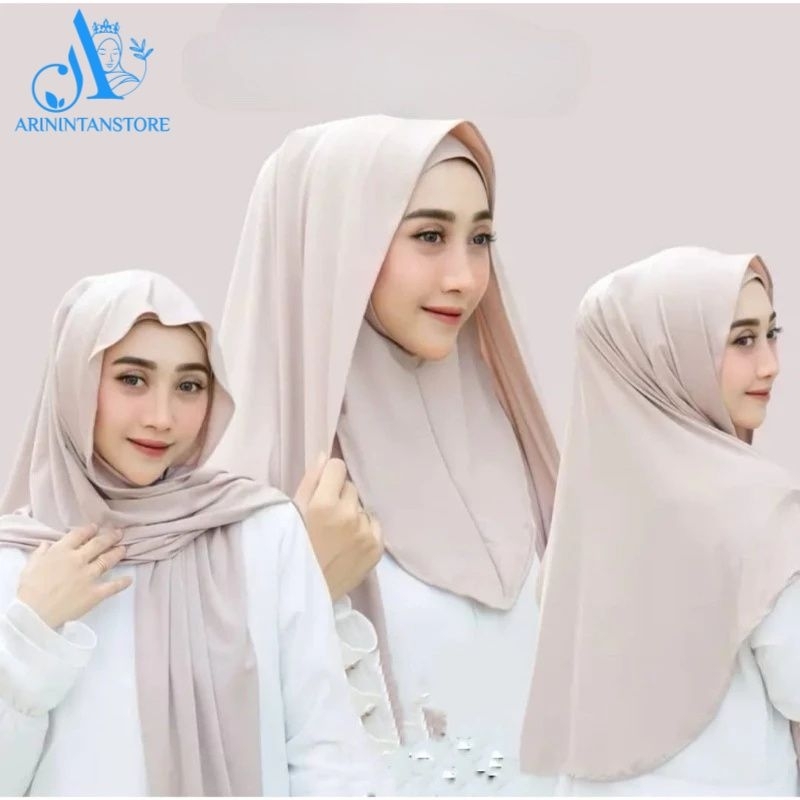 Jual PASMINA INER JERSEY NUTUP LEHER/ PASHMINA INNER JERSEY OVAL NUTUP ...