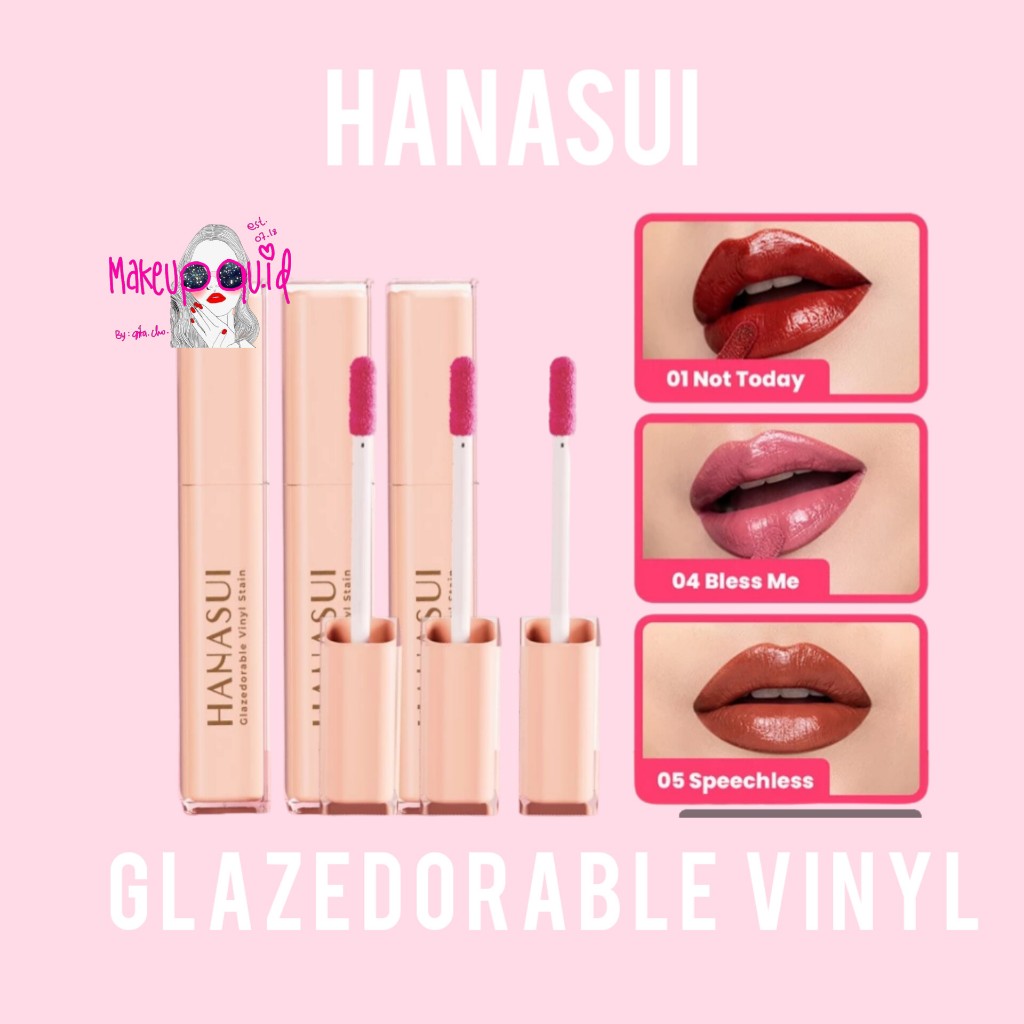 Jual HANASUI GLAZEDORABLE VINYL STAIN | Shopee Indonesia