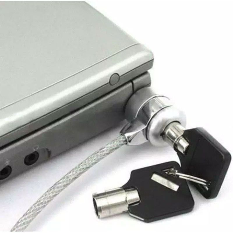 Jual Kunci Rantai Gembok Laptop Notebook dengan Anak Kunci Kensington ...