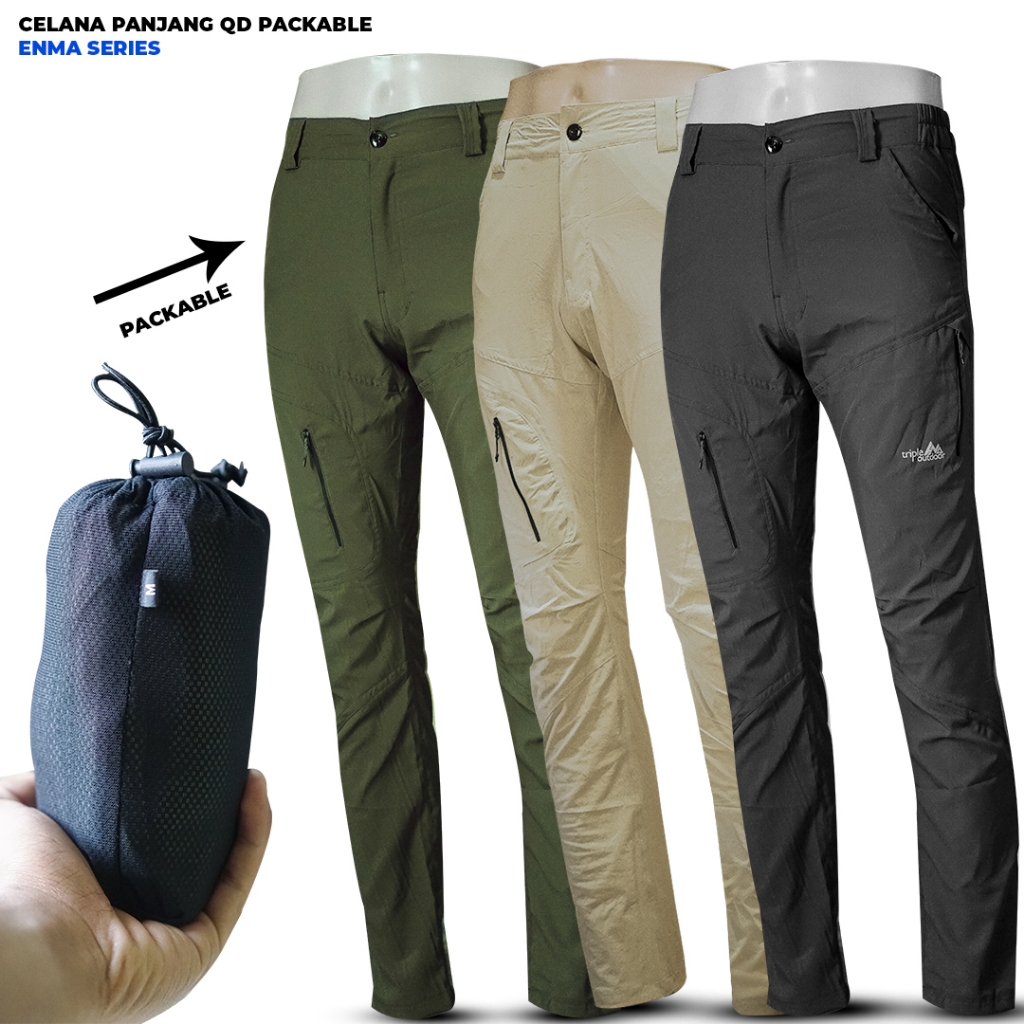 Jual ENMA SERIES - CELANA PANJANG GUNUNG QUICKDRY SLIMFIT PACKABLE ANTI UV PROTECTION CELANA ...