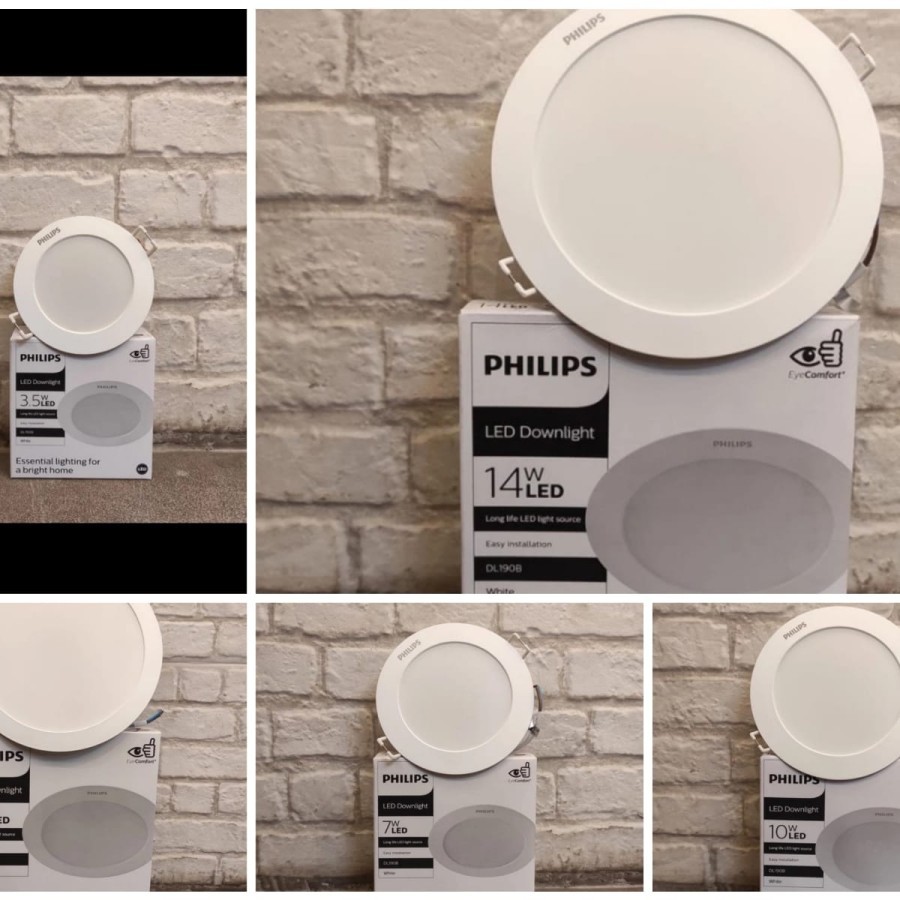 Jual PHILIPS Downlight LED ERIDANI 5 VARIAN | Shopee Indonesia