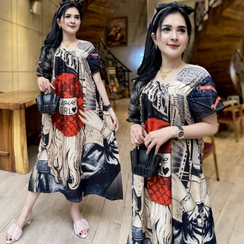 Jual Daster fuji | dress karakter viral | pakaian wanita cantik ld 120 ...