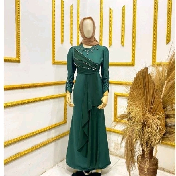 Jual Hanna dress gaun mermaid gaun pernikahan modern | Shopee Indonesia
