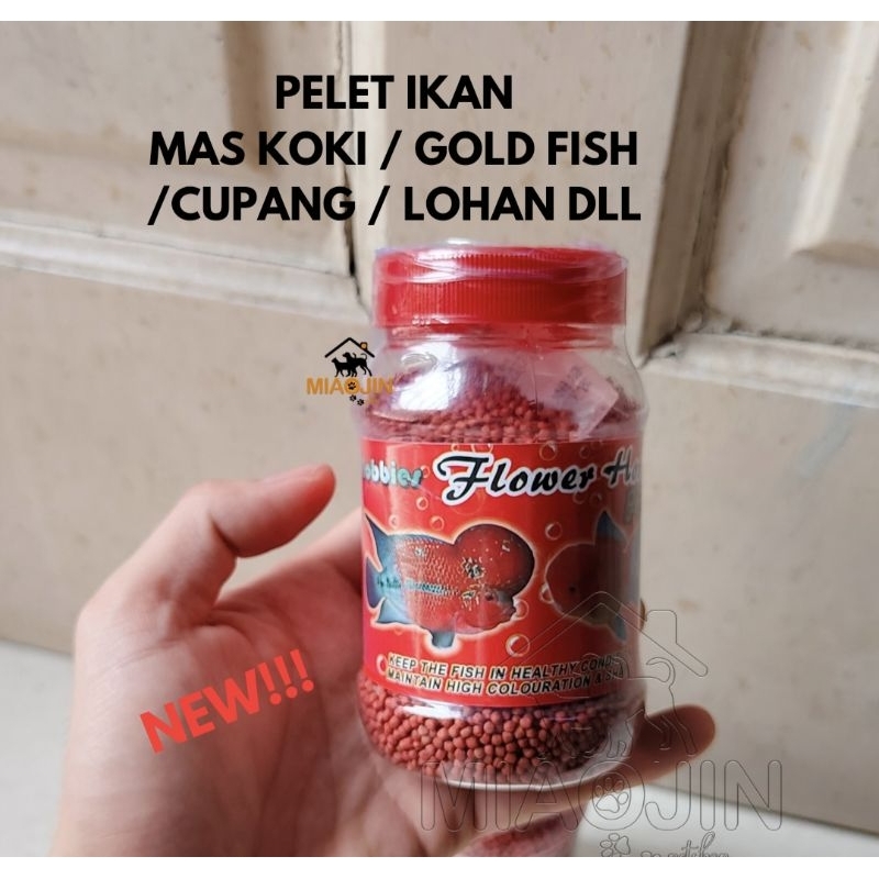 Jual Makanan Ikan Hias Cupang Lohan Mas Koki Gold Fish Louhan Pelet ...