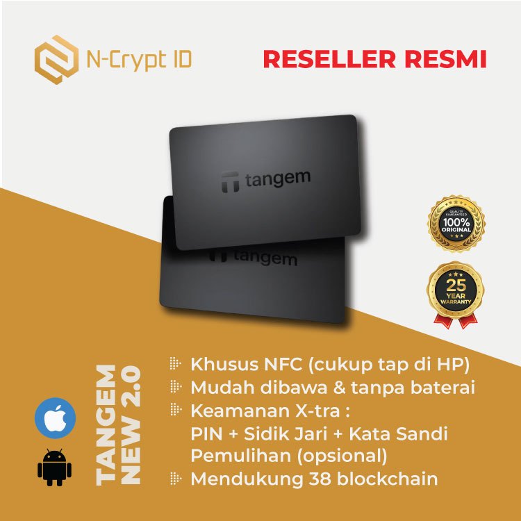 Jual Tangem 2.0 / Crypto Wallet / Cryptocurrency / Kripto / Bitcoin ...