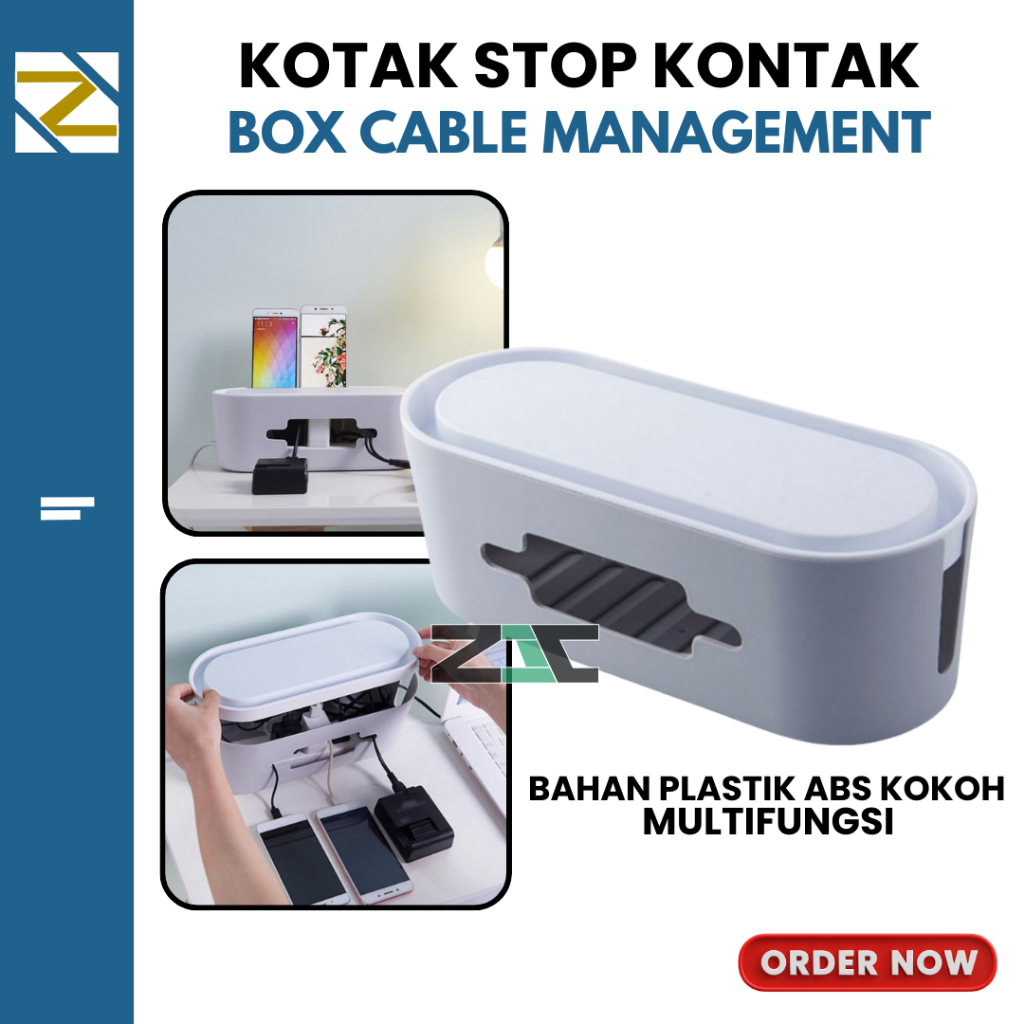 Jual KOTAK PENYIMPANAN COLOKAN KABEL STOP KONTAK KOTAK ORGANIZER KABEL ...