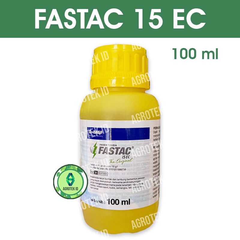Jual FASTAC 15 EC 100 ml Insektisida Ulat Kutu Daun Belalang Lalat Buah ...