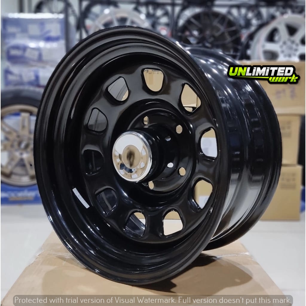 Jual Velg Mobil Besi Daytona R16 Hole 5X139 Lebar 8 inch - Pelek Taft ...