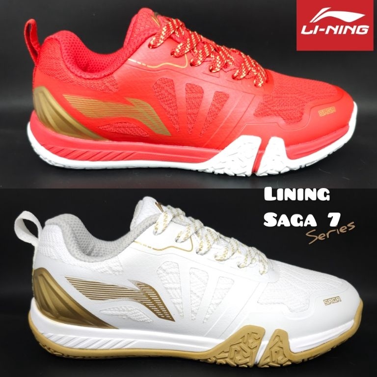 Jual Terbaru Sepatu Badminton Tenis Meja LiNing SAGA LITE 7 Series ...