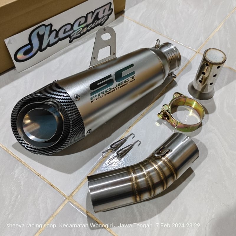 Jual KNALPOT RACING SC PROJECT SLIP ON ZX25RR IMPORT ZX 25RR SLIP ON ...