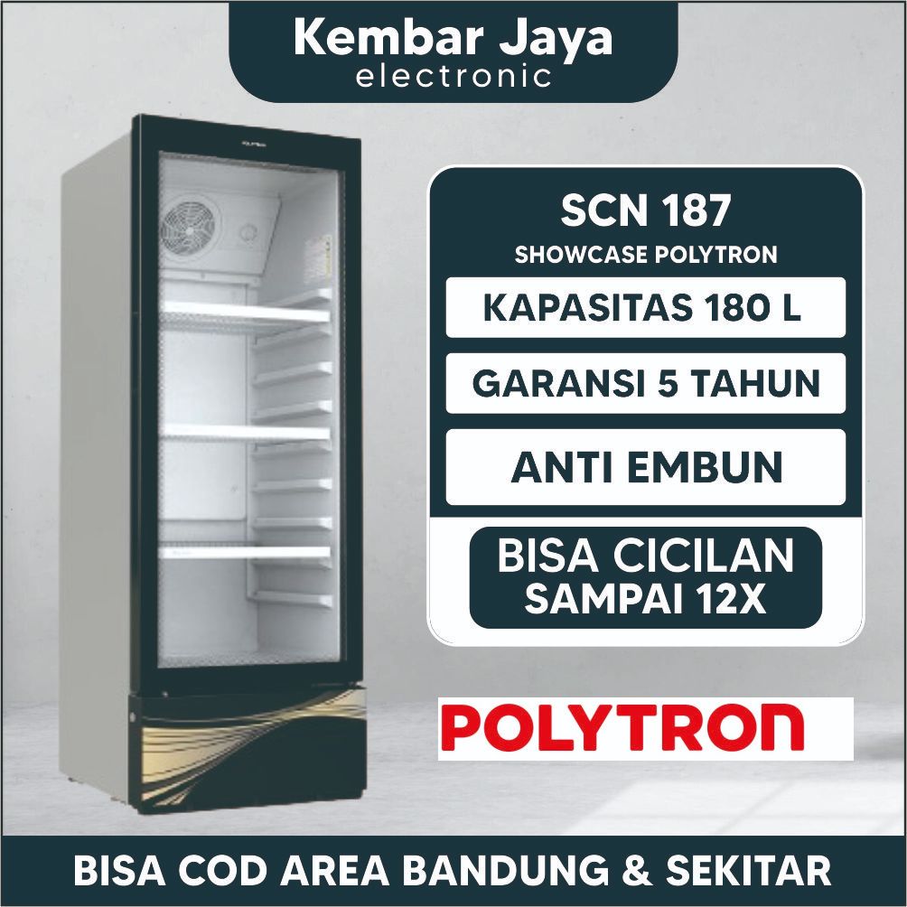 Jual POLYTRON SCN 187 - Showcase 180 Liter | Shopee Indonesia