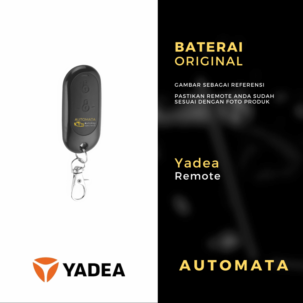 Jual Baterai Remote Kunci Keyless Motor Listrik Yadea Original ...