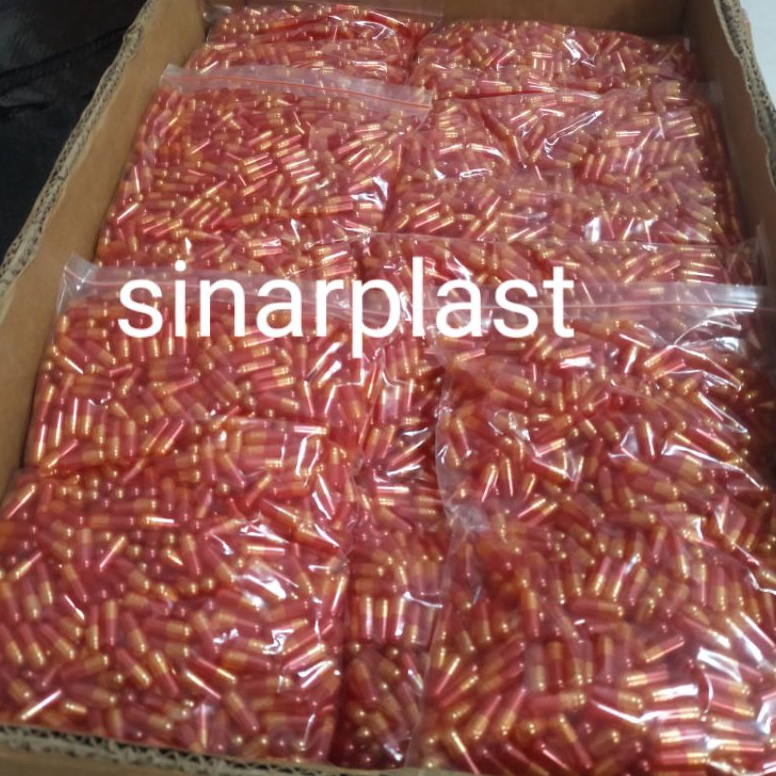 Jual Kemasan Baru kapsul merah gold ukuran isi 1 MWM | Shopee Indonesia