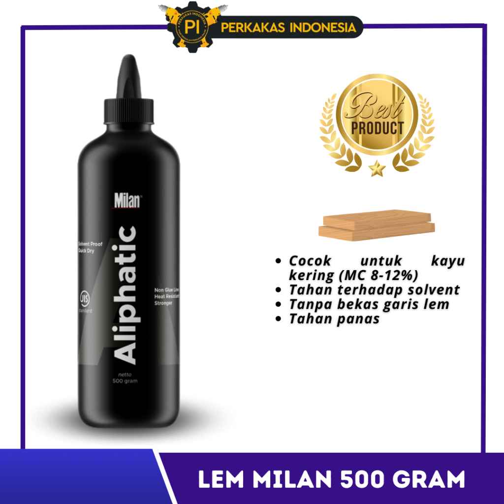 Jual LEM Kayu Milan 500 Gram Lem Aliphatic Multiplek Mebel Furniture ...