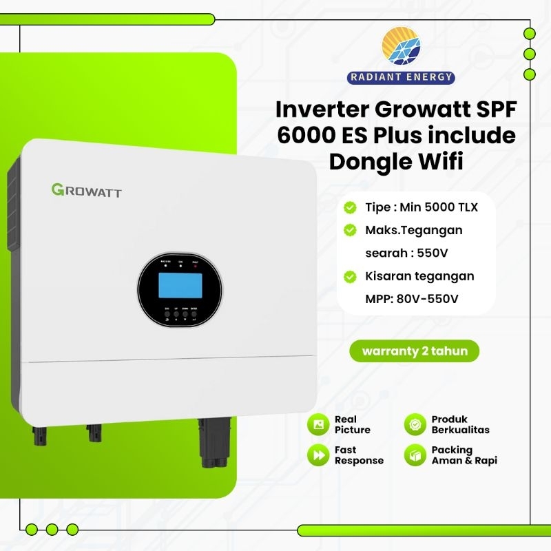 Jual Growatt Inverter SPF 6000 ES Plus | Shopee Indonesia