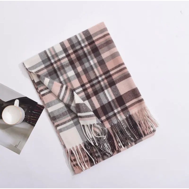 Jual ️NEW Syal Korea Scarf Wool Cashmere Immitation Fashion Winter Autumn Musim Dingin Kode ...