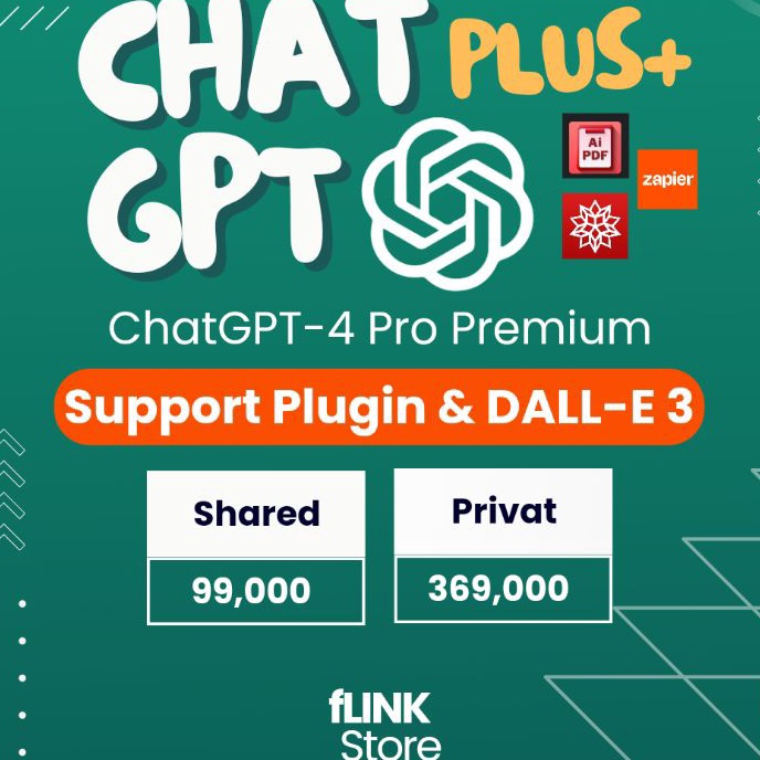 Jual Penawaran Menarik CHATGPT PLUS PREMIUM 3 HARI | Shopee Indonesia