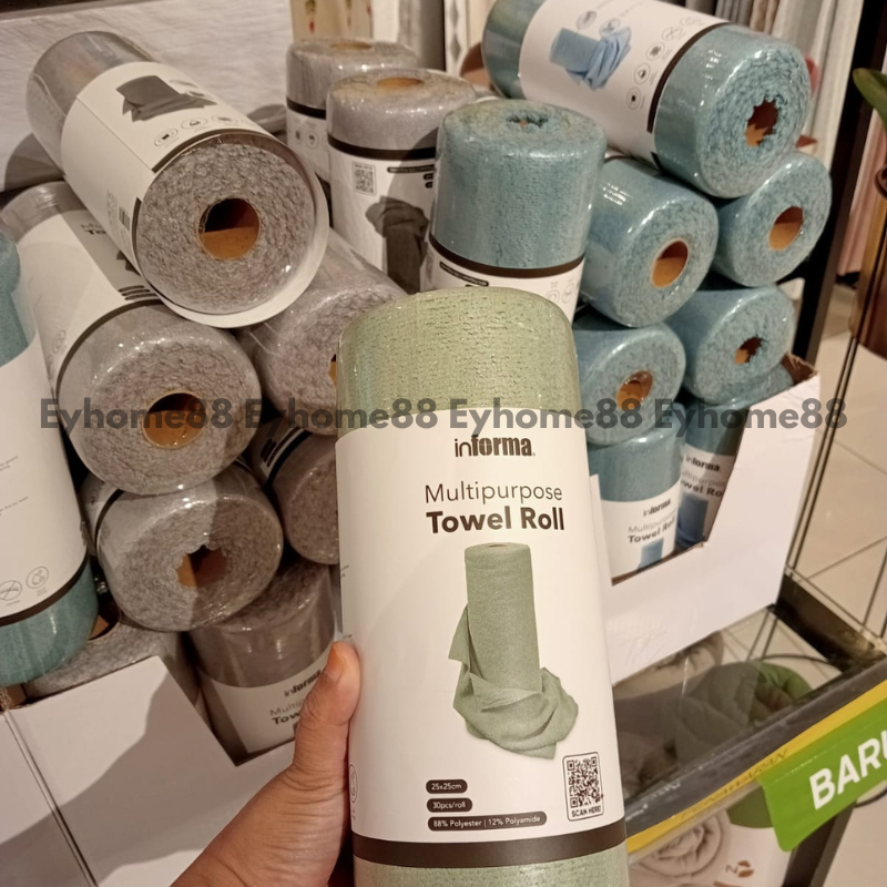 Jual Kain Lap Dapur Rol Serap Air Kitchen Towel Polyester 30pcs Uk ...