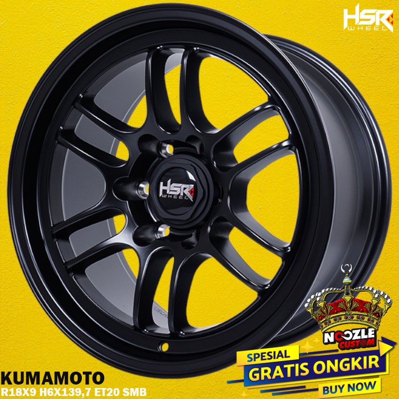Jual Velg Mobil Fortuner Pajero R18 Pelek Racing HSR Ring 18 Type ...