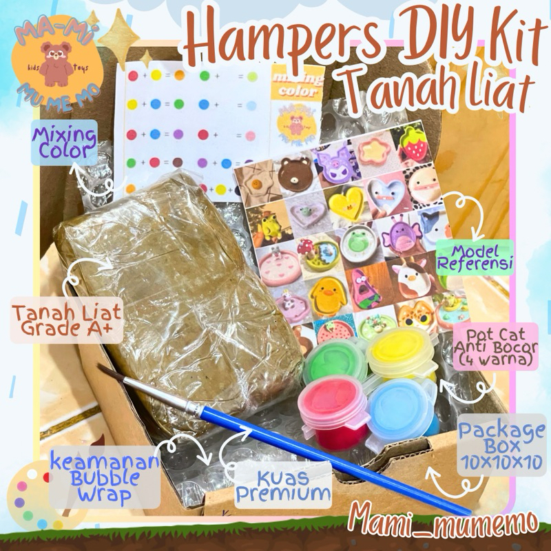 Jual [Ready] Hampers DIY Kit Tanah Liat Prakarya - Souvernir Kado ...