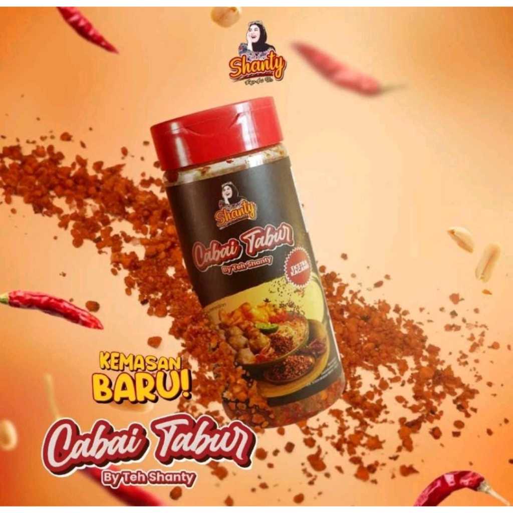 Jual Cabai Tabur Teh Shanty Cabe Botol Cabe Tabur Cabai Asli Super ...