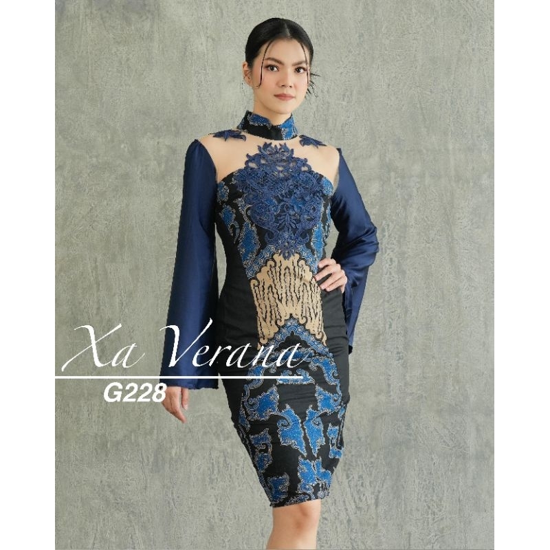 Jual Dress batik G228 | Shopee Indonesia