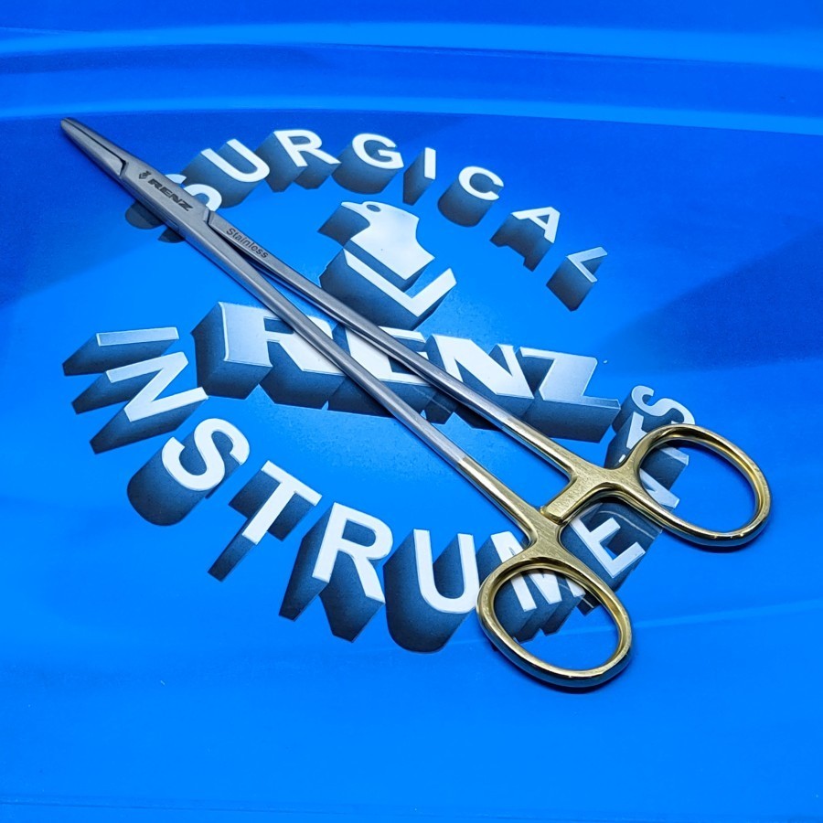 Jual Alat Medis Alkes Mayo Hegar Needle Holder/Nald Voeder 20 cm Gold ...