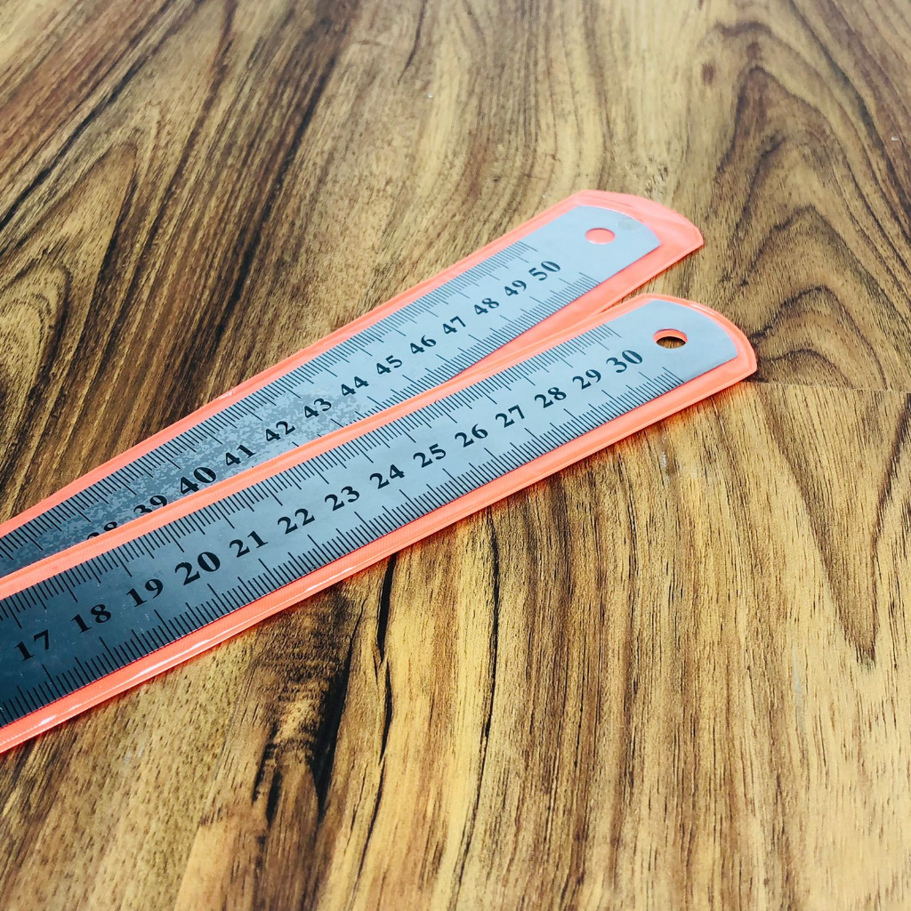 Jual Penggaris | Mistar | Rol Stainless | Rol Besi 30 | 40 | 50 | 60 CM | Shopee Indonesia