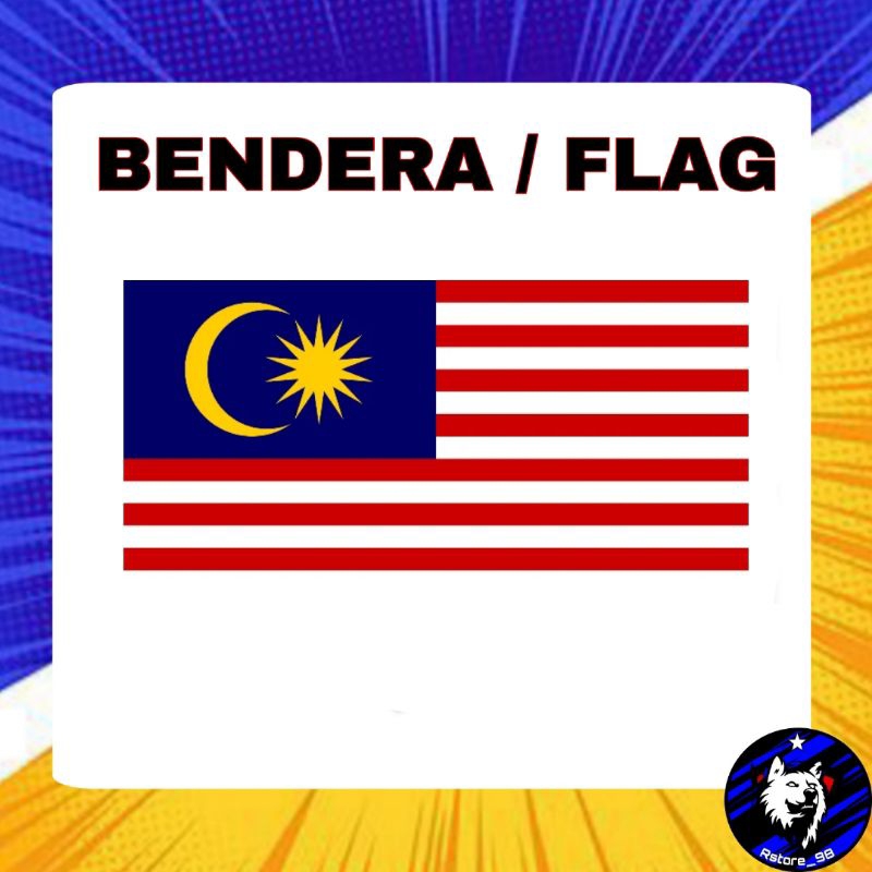 Jual (BEST QUALITY) BENDERA / FLAG KAIN MALAYSIA MALAYSIAN | Shopee ...