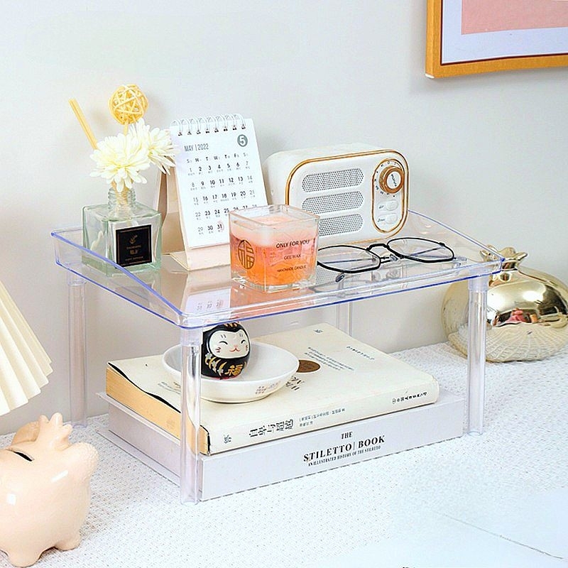 Jual RK7116 Korean Rack Organizer Transparan Desk Organizer Rak Meja ...