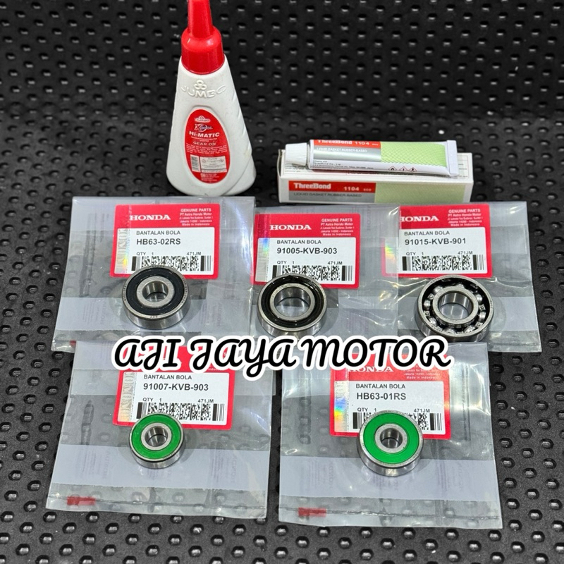 Jual Bearing rasio gir box set 5 item Beat Beat Fi Beat Esp Genio Beat ...