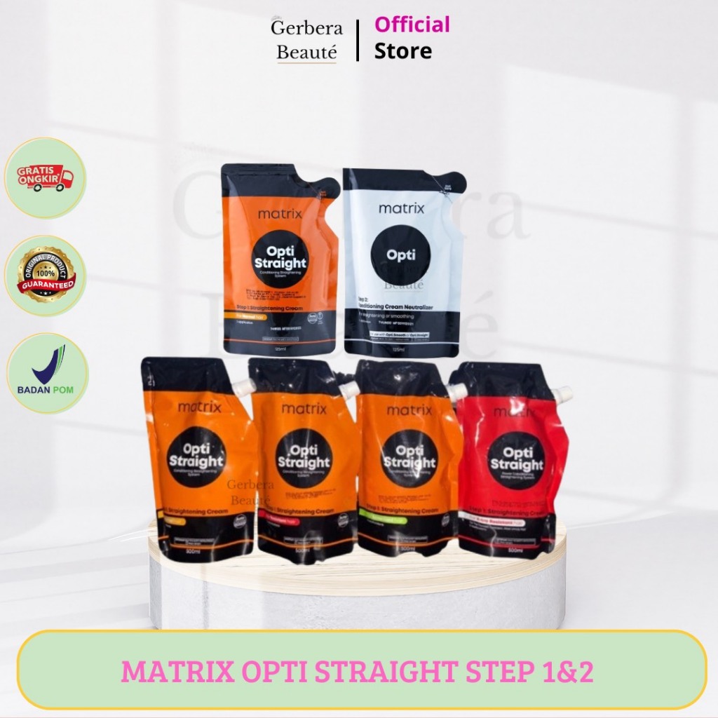 Jual GB Matrix Opti Straight Step 1 & Step 2 500ml - 625ml - Matrix ...