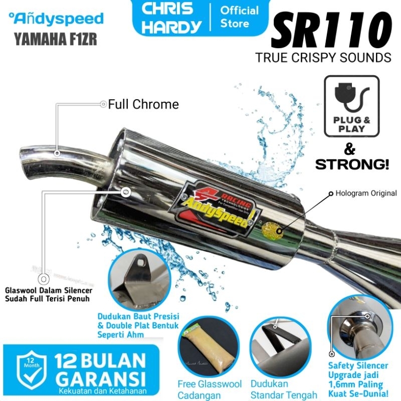 Jual [ORIGINAL] KNALPOT FIZR ANDY SPEED NEW GRADE A 10.000% GARANSI ORI ...