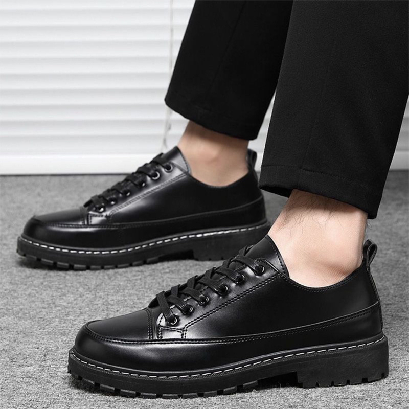 Jual sepatu Original Terbaru Sepatu Hitam Carlos Docmart Pria Dan ...