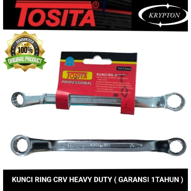 Jual tosita kunci ring / double ring 6-17mm (garansi 1tahun patah ...
