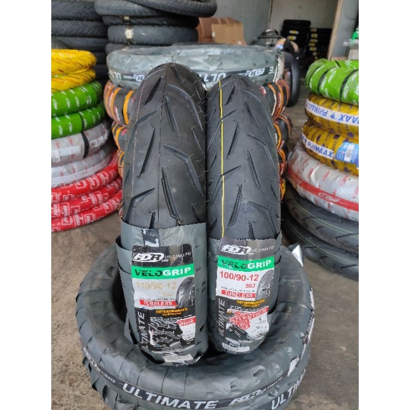 Jual Ban FDR VELOGRIP 100/90-12 110/90-12 Tubeles intermediatec ...