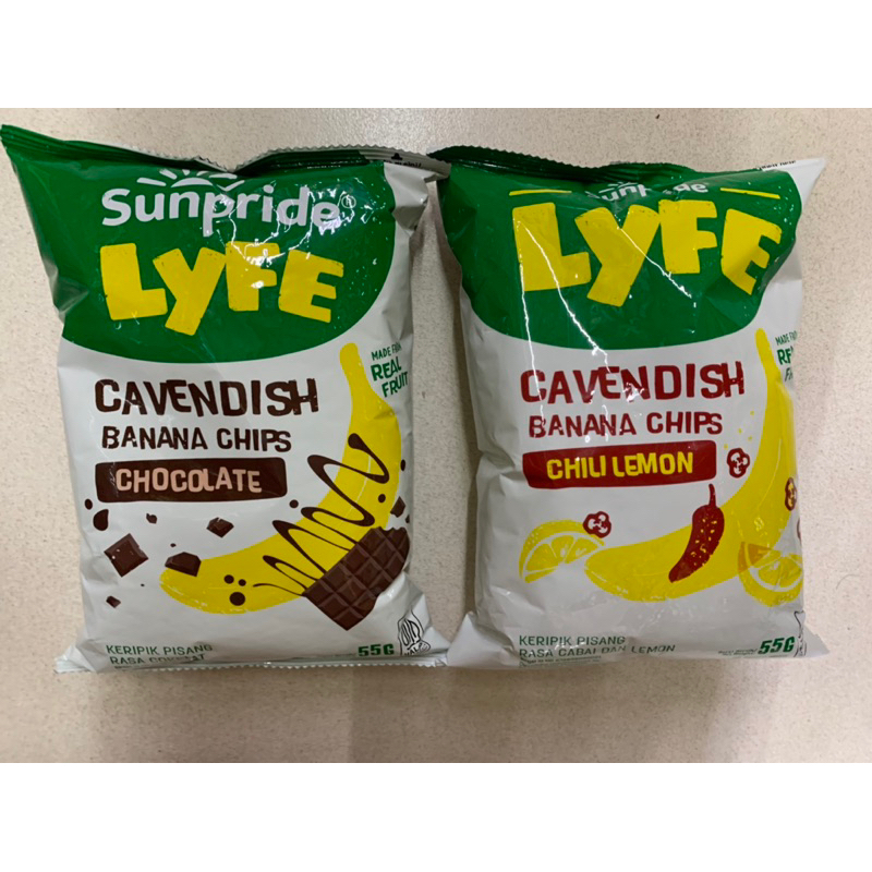 Jual Sunpride Cavendish Banana Chips Chocolate - 1 Pcs, Sunpride Lyfe ...