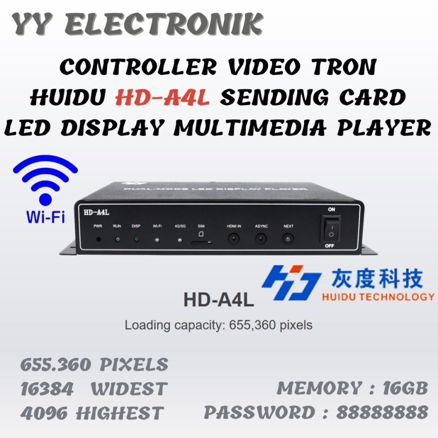 Jual Controller Huidu HD-A4L HD A4L Full Color Sending Card Box Videotron | Shopee Indonesia
