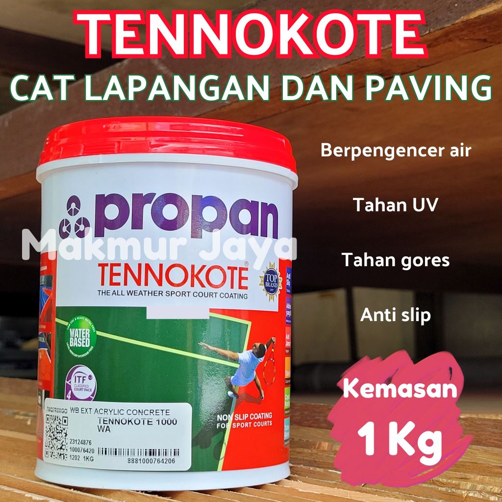 Jual Propan Tennokote 1Kg Cat Lapangan Paving | Shopee Indonesia